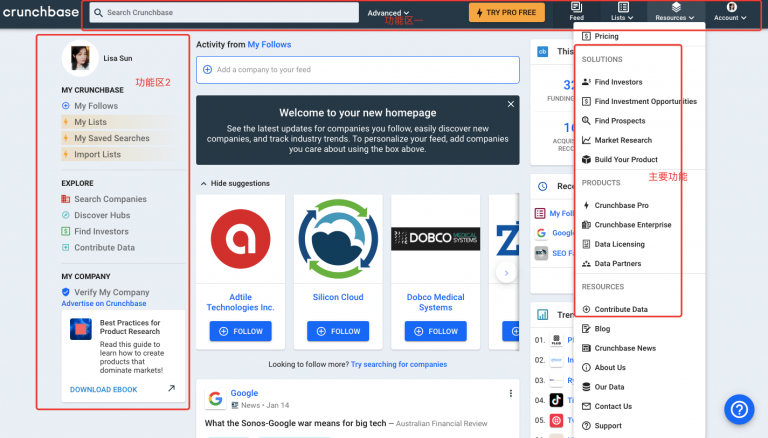 Crunchbase是什么？怎么用? - 谷歌大叔